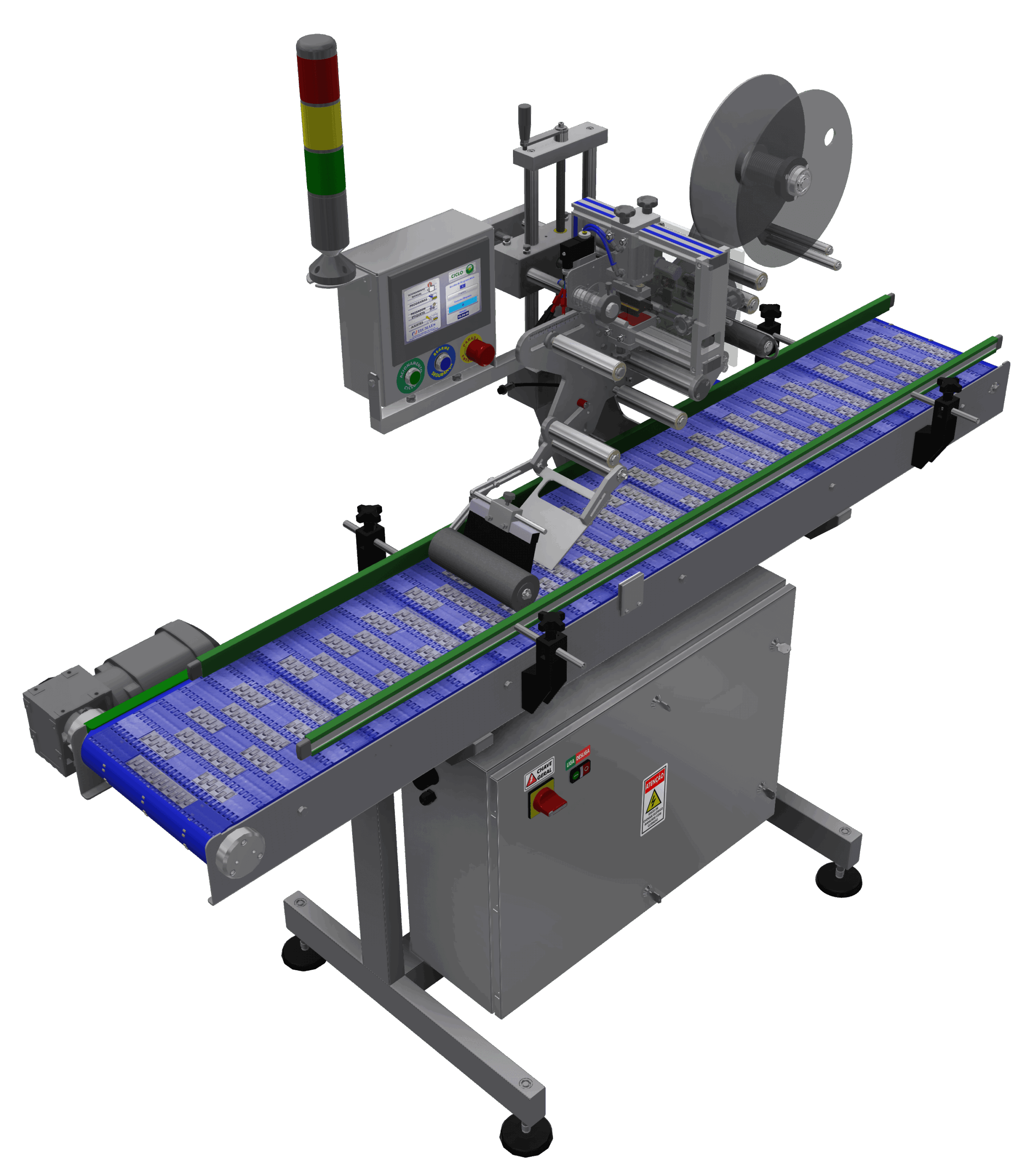 Labeler with Conveyor Belts | Konex Group